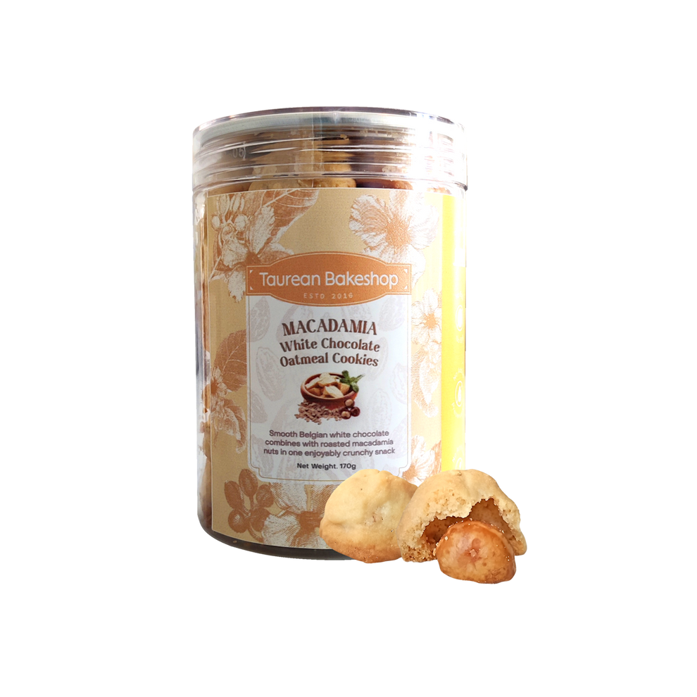 Macadamia White Chocolate Oatmeal Cookies – Taurean Bakeshop